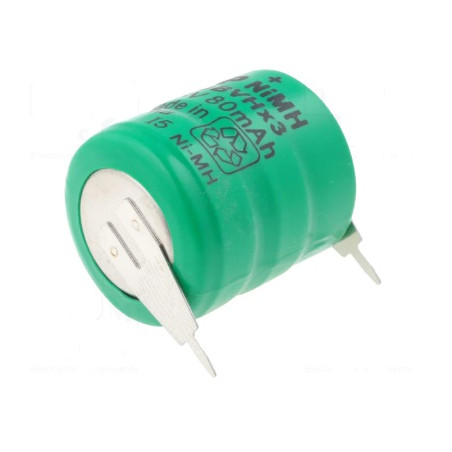 ACCU NIMH 3-6V - 80MAH 2 PINS - ACCU-80-3-2P