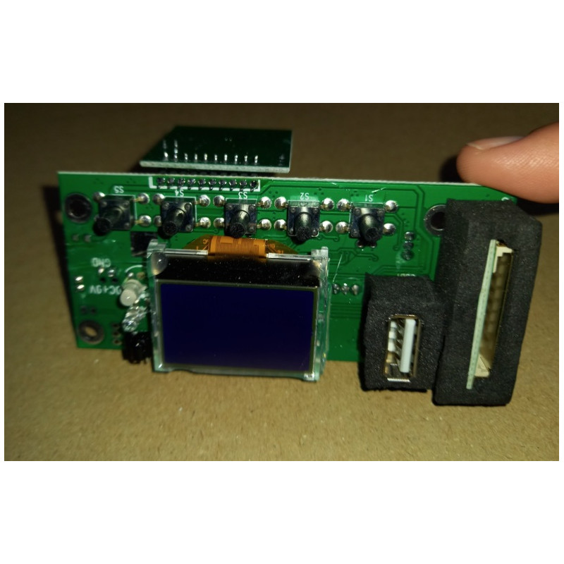 USB-SD-REC MODULE WITH DISPLAY PORT8-10VHF-SLK IBIZA - PCB-USBPORT8VHF