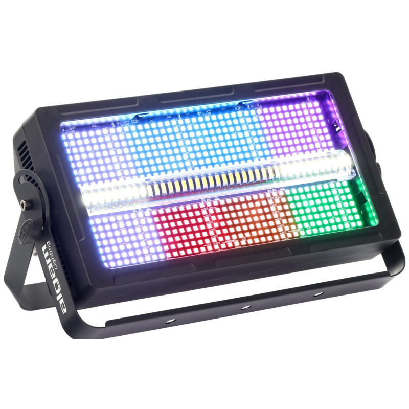 STROBOSCOPE 2-EN-1 HYPER-STROBE-RGB+W
